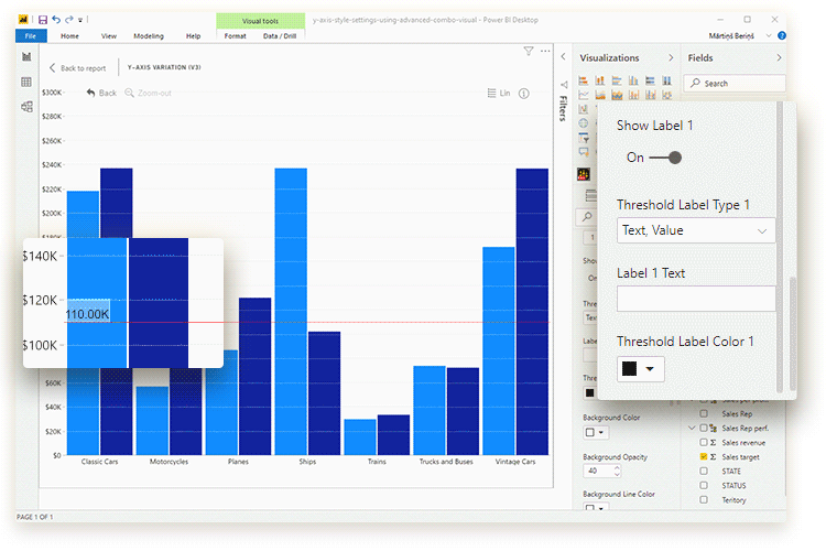 Label Type | Drill Down Combo PRO | ZoomCharts Documentation