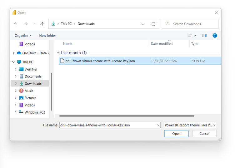 Purchasing and managing a Drill Down Visuals license on the ZoomCharts ...